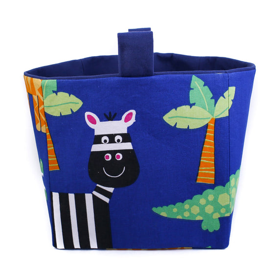 Buy Foldable Fabric Safari Animal Storage Cube 27x27cm – MIMI Handmade ...