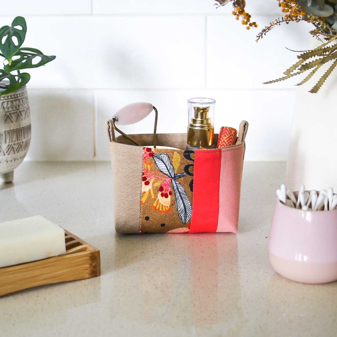 Buy Small Upcycled Baskets OOAK Floral | MIMI Handmade – MIMI Handmade ...