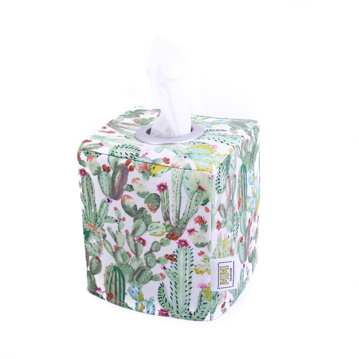 Small Tissue Box Cover Flowering Cactus | Tropical Homewares – MIMI ...