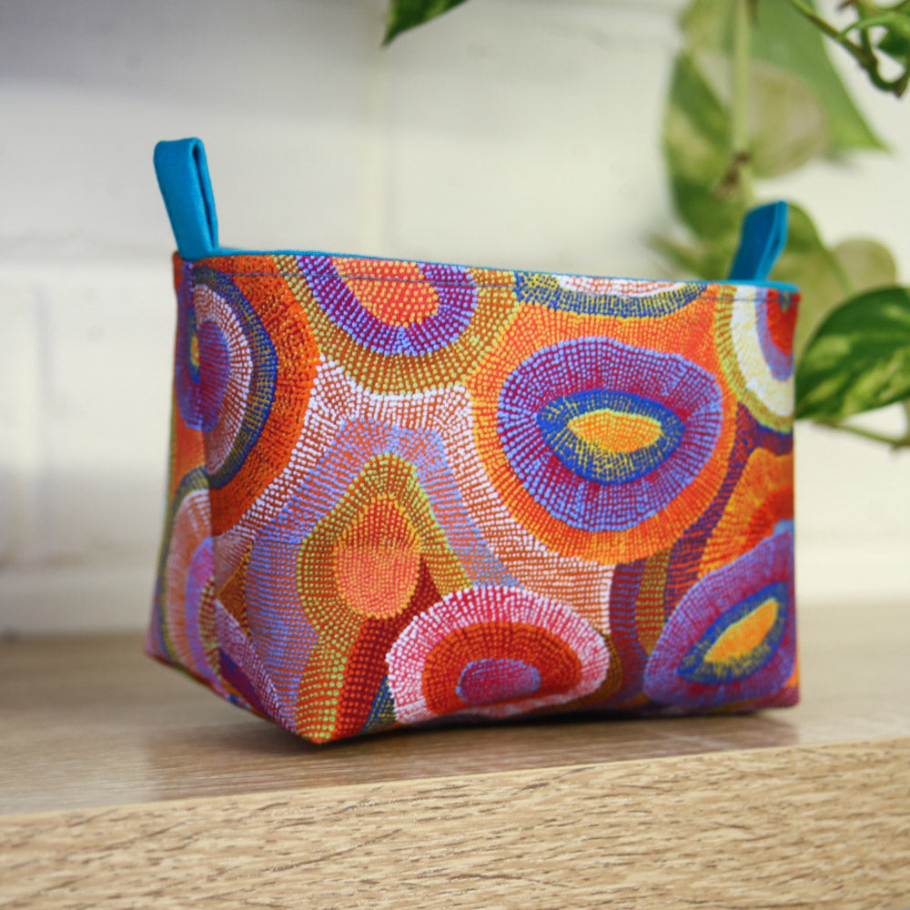 Small Basket Aboriginal Artwork | Indigenous Homewares Gifts – MIMI ...
